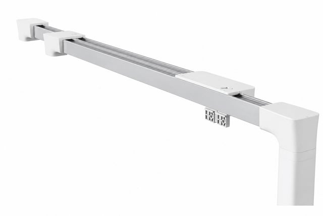 Двоен корниз 6450 / 100 см черен - PRAKTIS