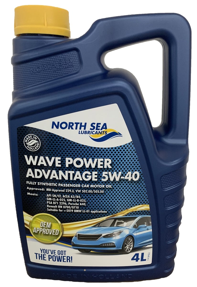 Двигателно масло North Sea Wave Power Advantage 5W40 4L - PRAKTIS