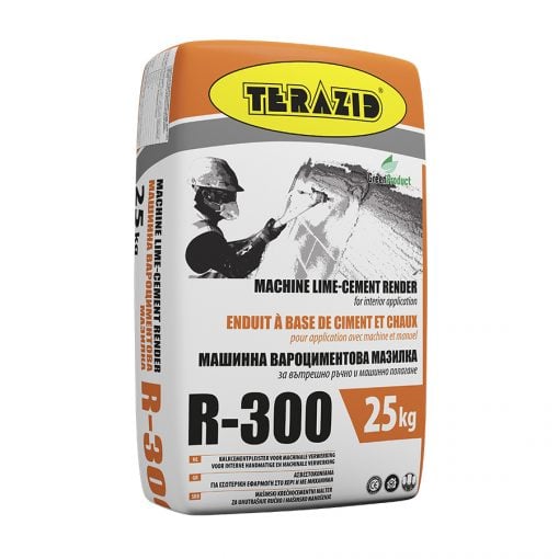 Вароциментова мазилка Terazid R-300 бяла 25кг - PRAKTIS