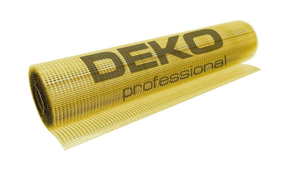 Стъклофибърна алкалоустойчива мрежа Deko Professional 145г / 50м2 - PRAKTIS